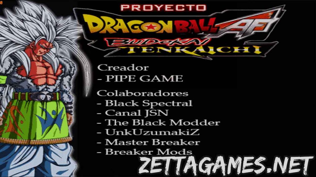 Descargar ISO AF v5 de PIPE GAME (1.1GB) DBZ BT3 Mods